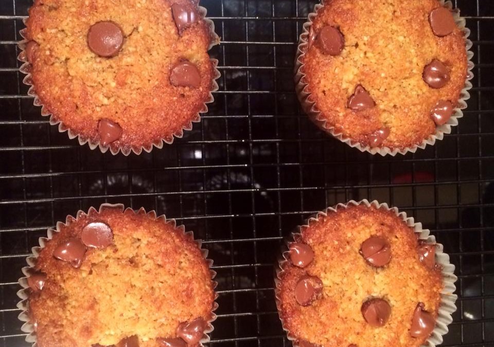 GF Banana Chocolate Chip Muffins (and Why I Love Oats) | Erica Pyle ...